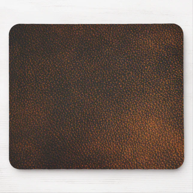 Brown Leather Texture Mouse Pad | Zazzle