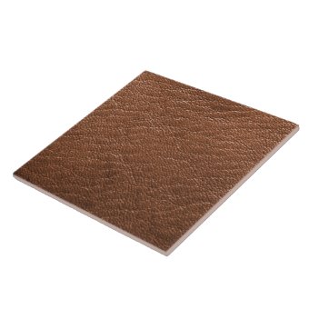 Brown leather texture tile | Zazzle