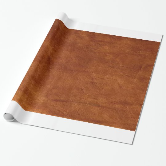 Holstein Cow Faux Leather Natural Hide Wrapping Paper | Zazzle.com