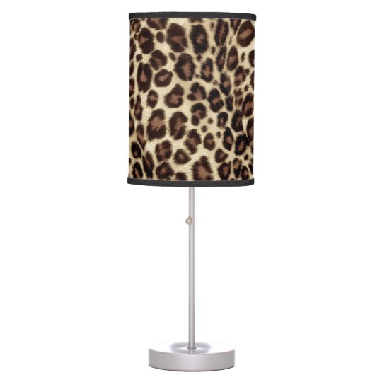 Brown Leopard Print - Classic Stylish Table Lamp | Zazzle.com