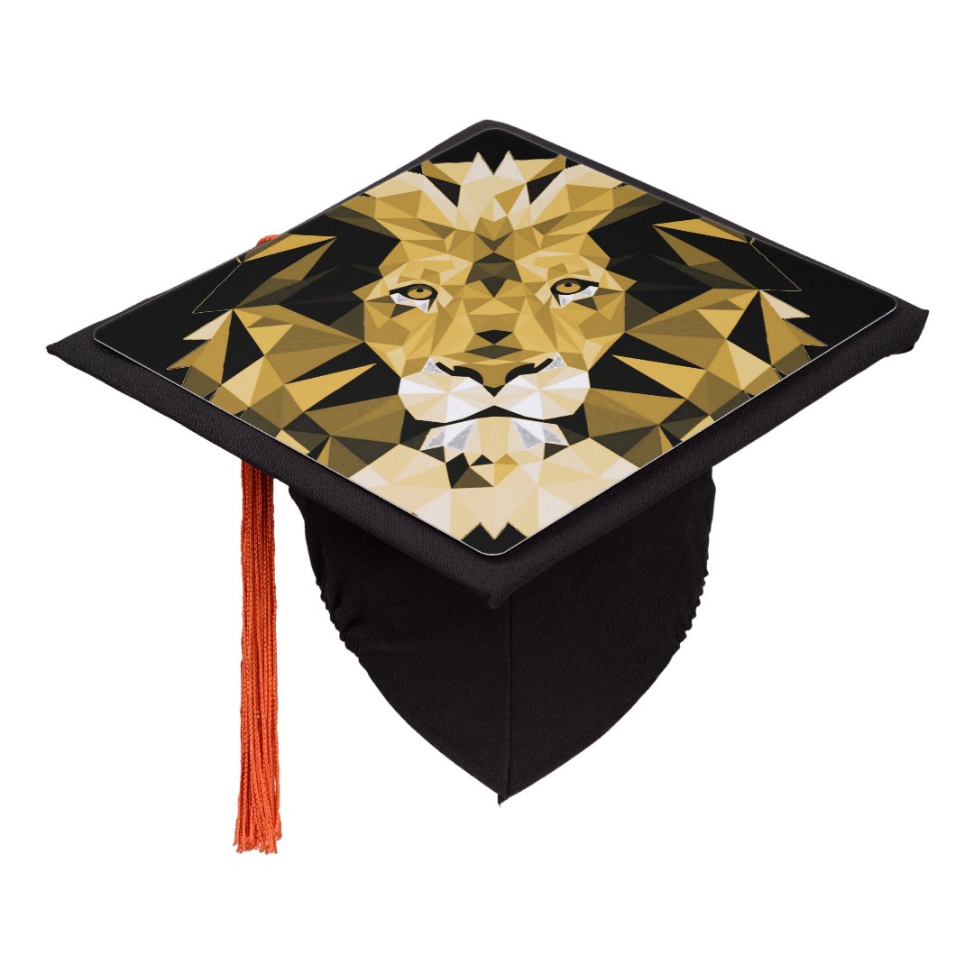 Brown Lion Graduation Cap Topper | Zazzle