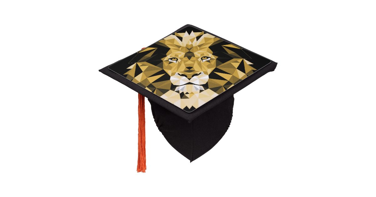 Brown Lion Graduation Cap Topper | Zazzle