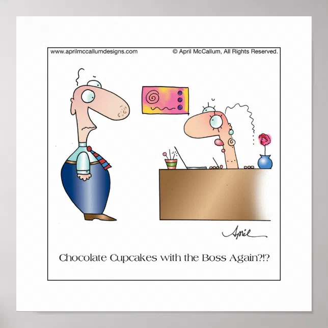 BROWN NOSER Cartoon Poster | Zazzle