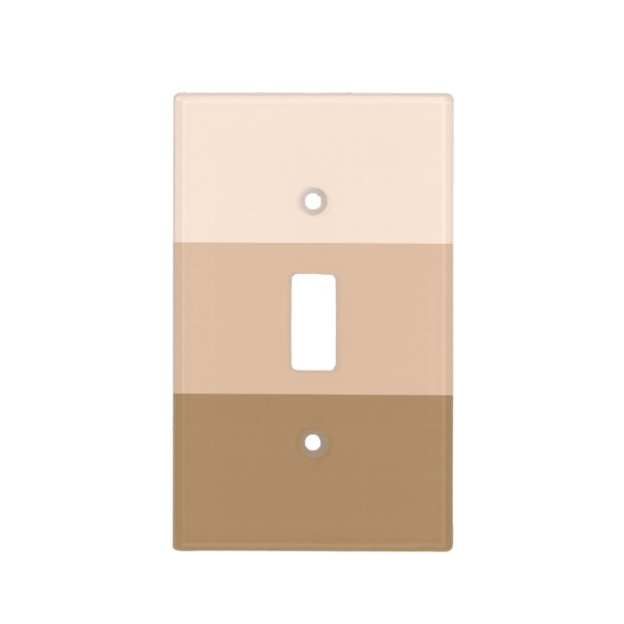 Brown Ombre Striped Light Switch Cover | Zazzle.com