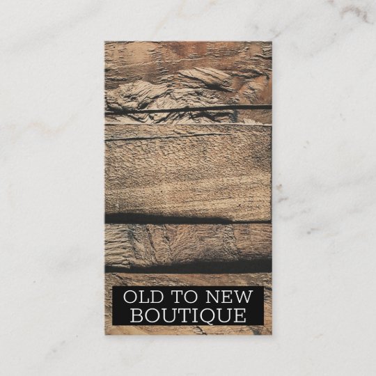Brown Rustic Old Wood Board Plank Texture Business Card | Zazzle.com