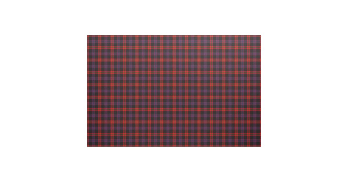 Brown Scottish Clan Tartan Fabric | Zazzle