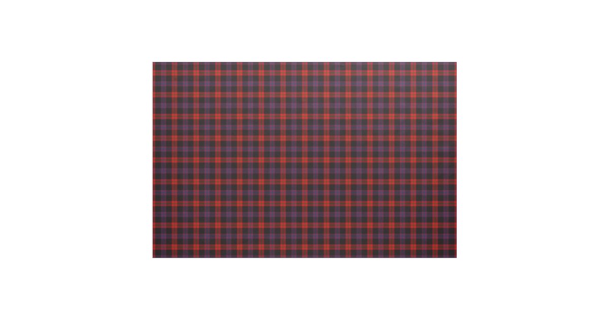 Brown Scottish Clan Tartan Fabric | Zazzle