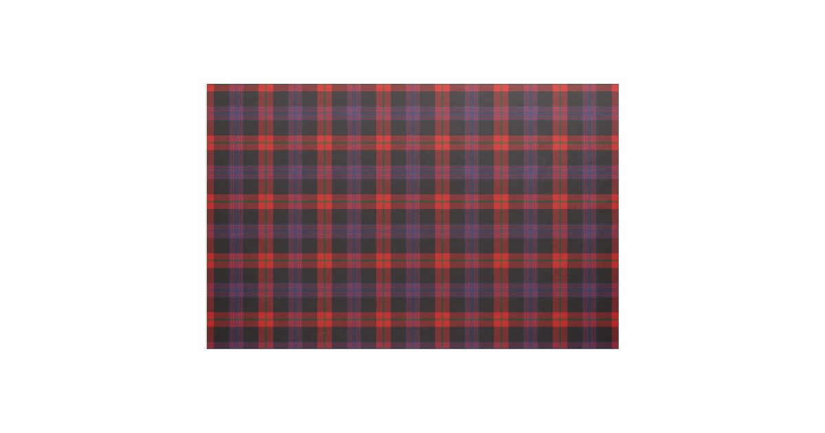 Brown Scottish Clan Tartan Fabric | Zazzle