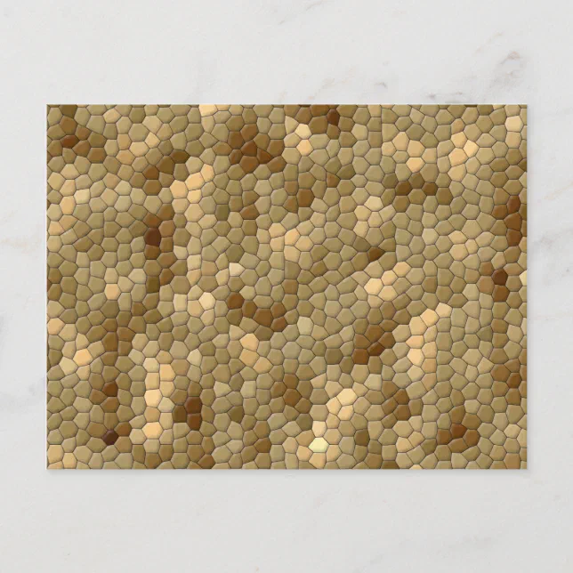 Brown Snakeskin Pattern Postcard | Zazzle
