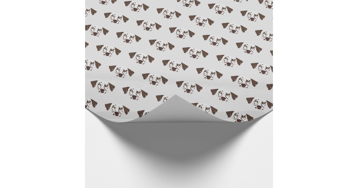 Brown-Spotted Dalmatian Dog Wrapping Paper | Zazzle