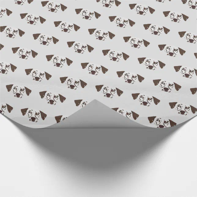 Brown-Spotted Dalmatian Dog Wrapping Paper | Zazzle