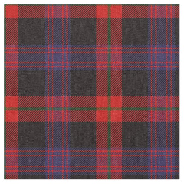 Gillespie Tartan Print Fabric | Zazzle