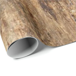 Brown Tree Bark Nature Texture Look Pattern Wrapping Paper | Zazzle