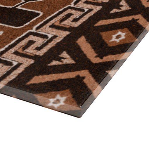 Brown Tribal Aztec Pattern Cutting Board | Zazzle