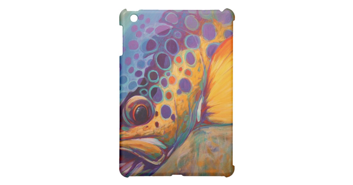 Brown Trout, Fly Fishing I-Pad Case iPad Mini Cover | Zazzle