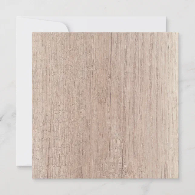 Brown Wood Look Board Elegant Blank Template | Zazzle