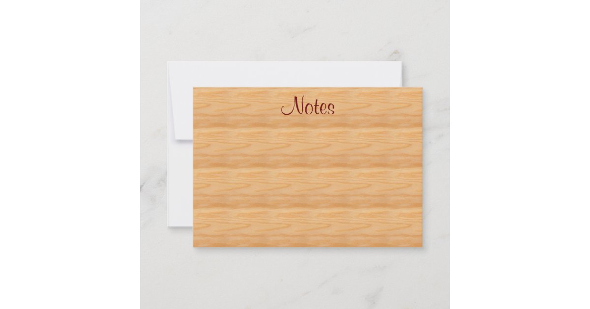 Brown Wood Look Calligraphed Script Text Template | Zazzle