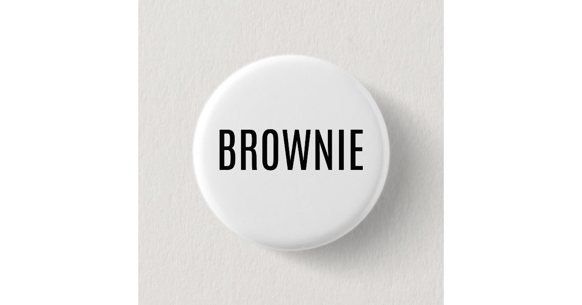 Brownie Button | Zazzle