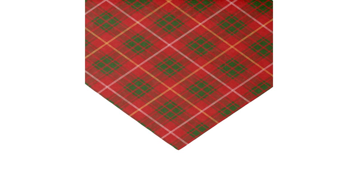 Bruce Family Tartan Pattern Tissue Paper | Zazzle