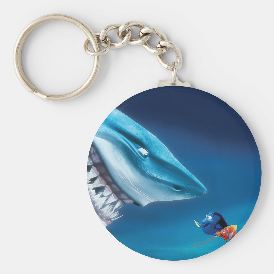 Bruce, Nemo and Dory 1 Keychain | Zazzle