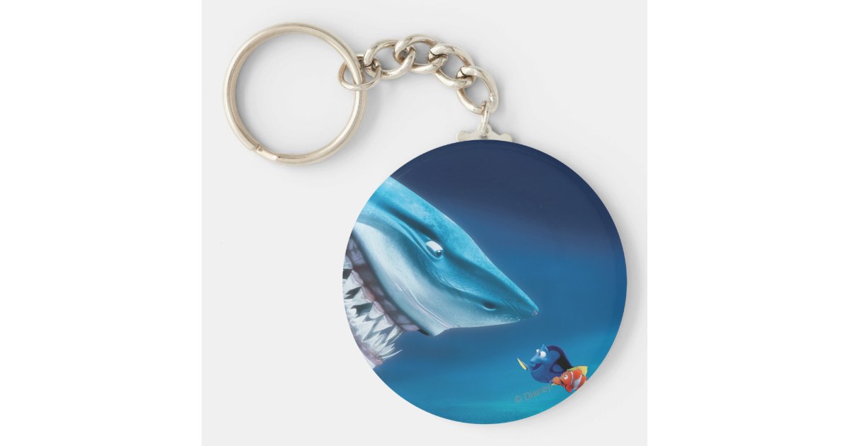 Bruce, Nemo and Dory 1 Keychain | Zazzle.com