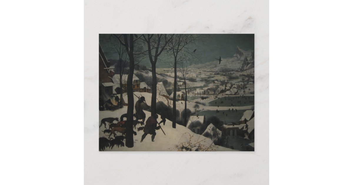 Bruegel's Hunters in the Snow Postcard | Zazzle