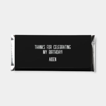 BRUH BIRTHDAY PARTY FAVOR CHOCOLATE HERSHEY BAR FAVORS | Zazzle