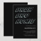 BRUH BRO HOMIE boys typography birthday Invitation | Zazzle