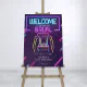 Bruh Neon Arcade Video Games Birthday Welcome Sign | Zazzle