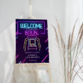 Bruh Neon Arcade Video Games Birthday Welcome Sign | Zazzle