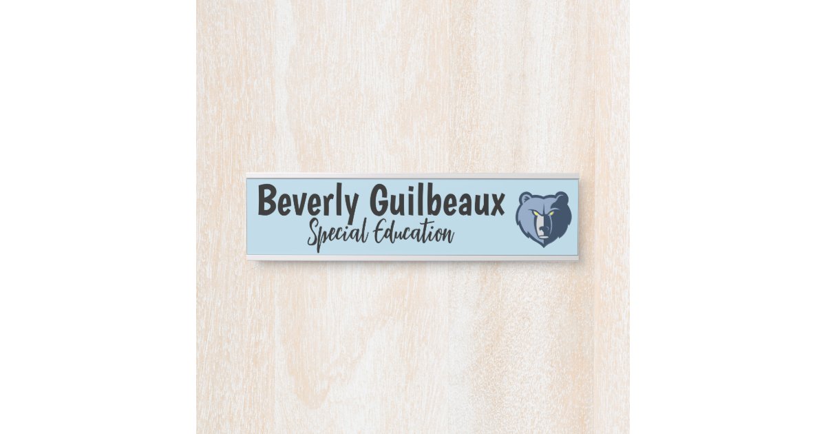 Bruin Name Plate | Zazzle
