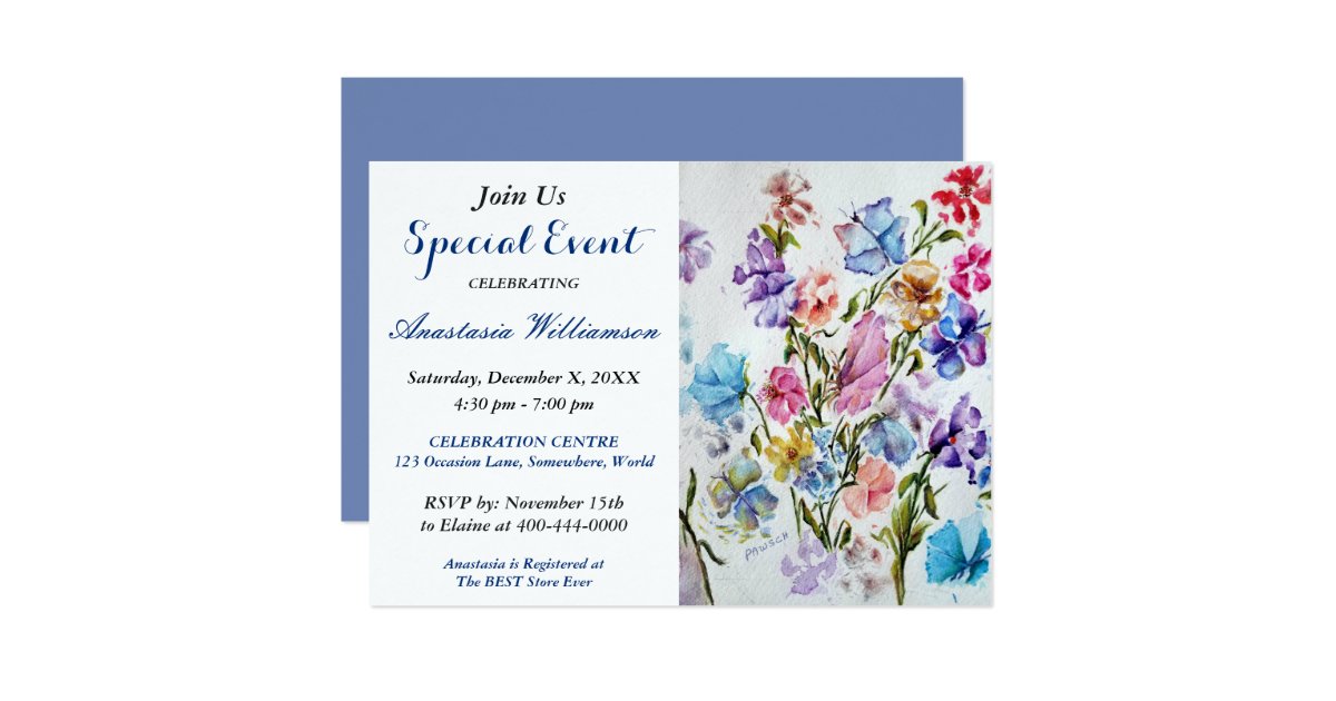 BRUNCH PARTY EVENT INVITE | Zazzle.com