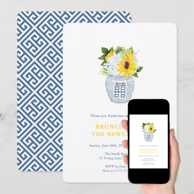 Brunch With NewlyWeds Post Wedding Party Invitation Zazzle brunch-with-newlyweds-post-wedding-party-invitation-zazzle