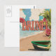 Brunei vintage travel poster art. postcard | Zazzle