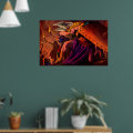 Brunhilde Weeps at Sigfried’s Funeral Pyre Poster | Zazzle