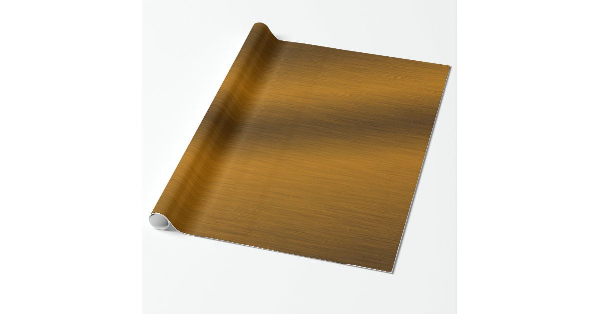 Brushed Bronze Background Wrapping Paper | Zazzle