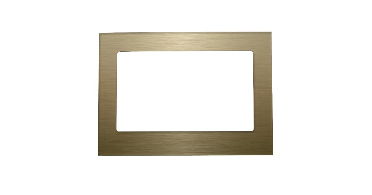 Brushed Bronze Magnetic Photo Frame | Zazzle