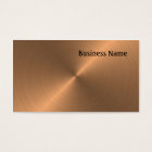 Brushed Copper Metal Business Cards | Zazzle.com