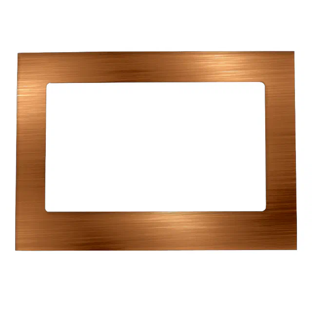 Brushed Copper Look Magnetic Photo Frame | Zazzle