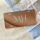 Brushed Copper Monogrammed License Plate | Zazzle
