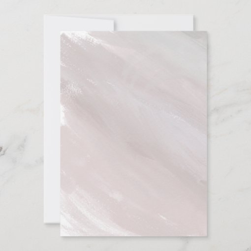 Brushed Overlay Wedding Invitation | Zazzle