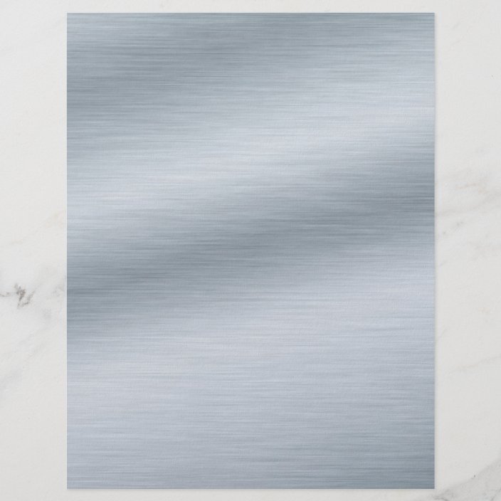 Brushed Silver Look Background Art Flyer | Zazzle.com