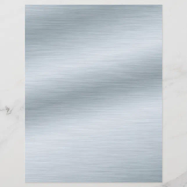 Brushed Silver Look Background Art Flyer | Zazzle