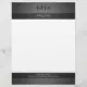 Brushed Steel Two Shades with Your Name Letterhead | Zazzle
