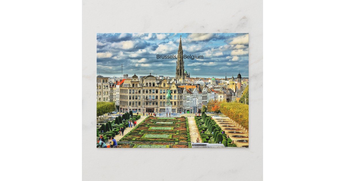 Brussels, Belgium cityscape photo Postcard | Zazzle