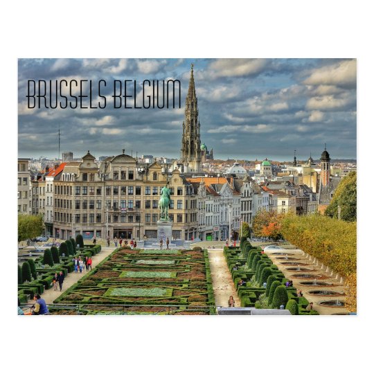 Brussels, Belgium Postcard | Zazzle.com