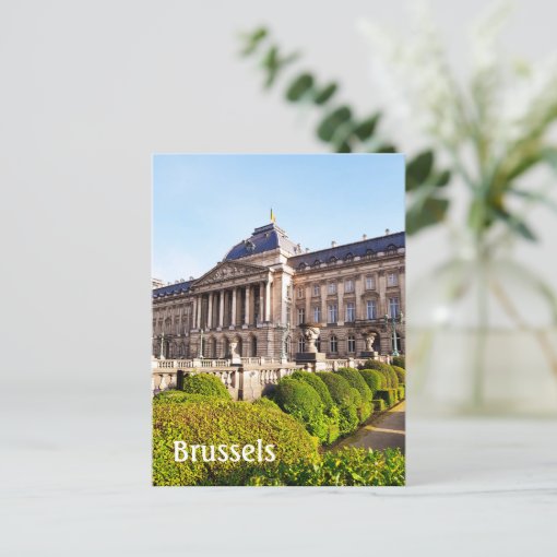 Brussels Belgium Royal Palace photo Postcard | Zazzle
