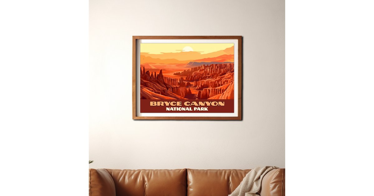 Bryce Canyon National Park Utah Mountains Poster | Zazzle