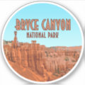 Bryce Canyon National Park Utah Vintage Sticker | Zazzle