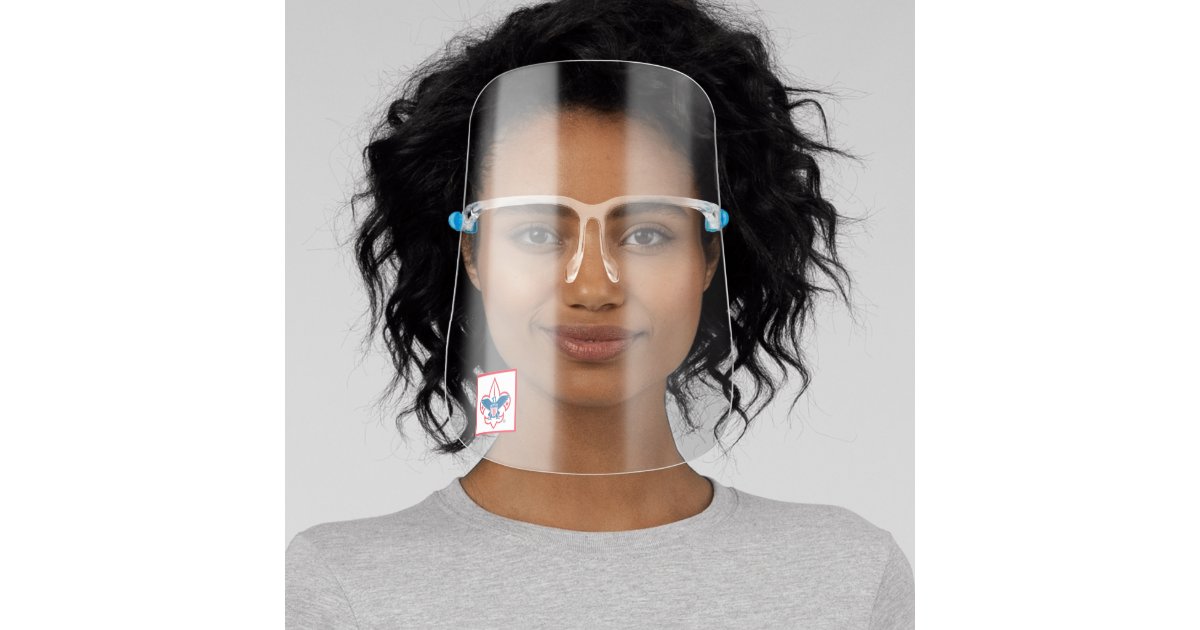 BSA logoed face shield | Zazzle